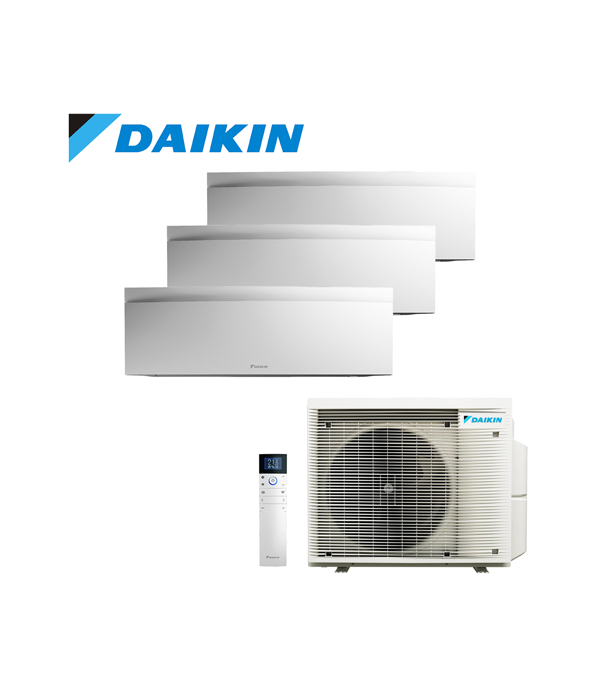 Aer Conditionat MULTISPLIT DAIKIN Emura 3MXM68A / 2x FTXJ25AW + FTXJ35AW Wi-Fi White R32 Triplu ...
